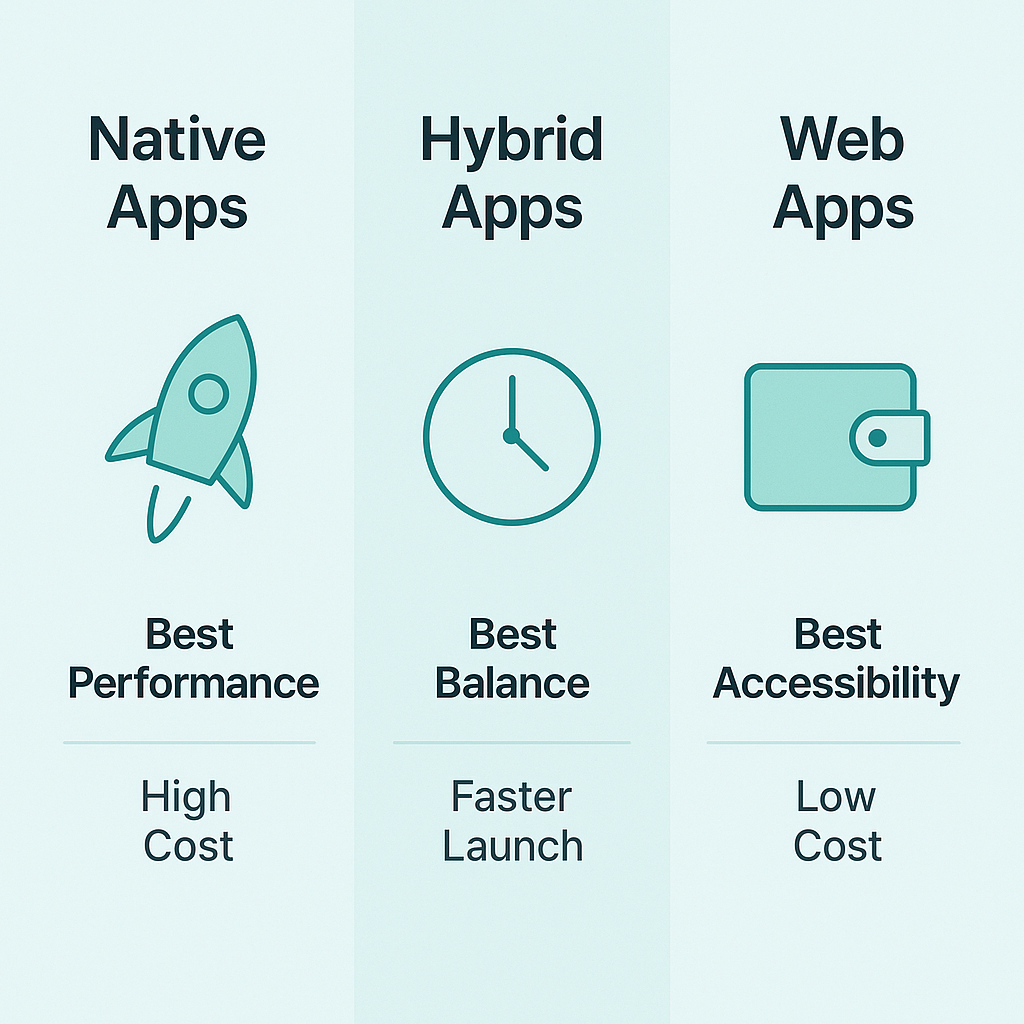 The 3 Types of Apps Explained (2025 Breakdown for Businesses)